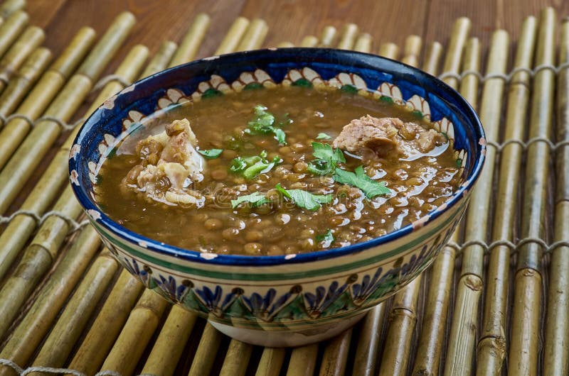 Hyderabad Daal Gosht photo stock. Image du indien, lentilles - 104338280