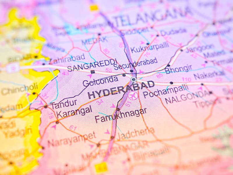 Hyderabad Map Stock Photos - Free & Royalty-Free Stock Photos from ...