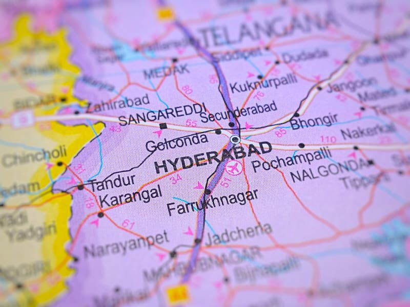 Hyderabad Map Stock Photos - Free & Royalty-Free Stock Photos from ...