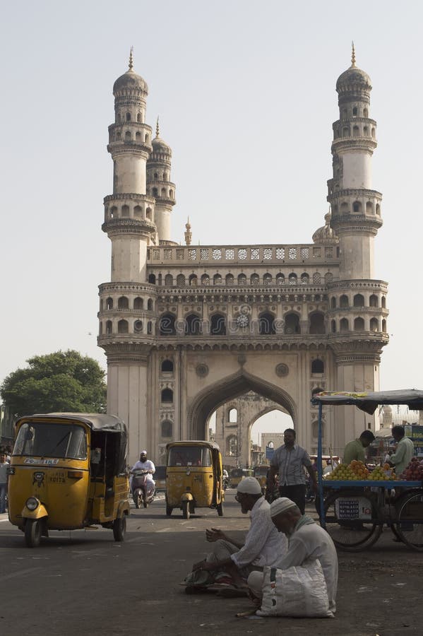 Hyderabad Monument Charminar Editorial Stock Image - Image of asia ...