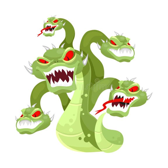 Hydra Cartoon Stock Illustrations – 379 Hydra Cartoon Stock ...
