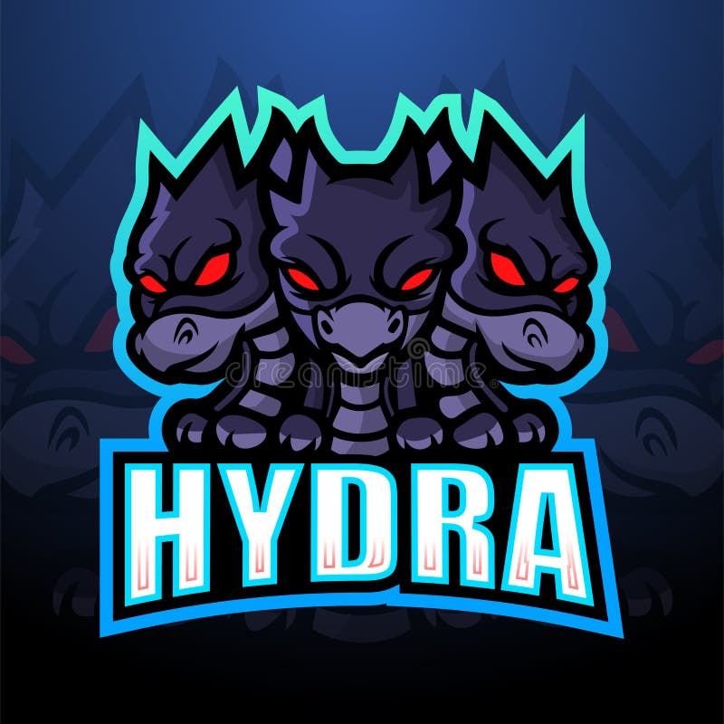 Hydra Mascot Esport Logo Design Stock Vector - Illustration of game ...