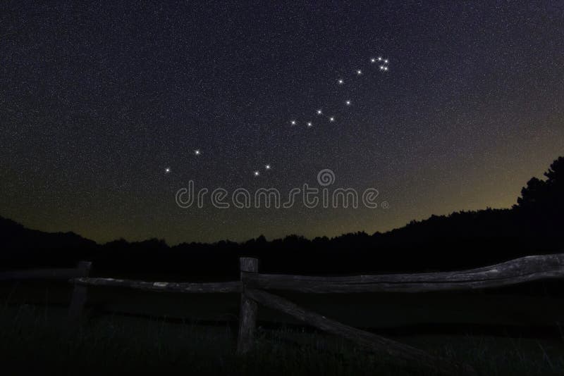 Hydra Star Constellation, Night Sky, Cluster of Stars, Deep Space, Sea ...