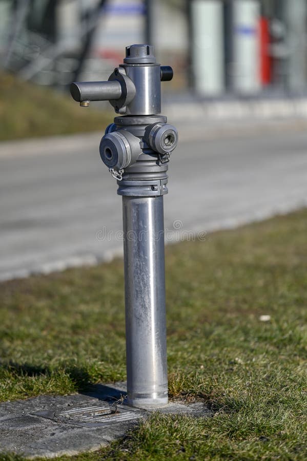 A Hydrant with the Possibility To Get Fresh Drinking Water. Stock Photo ...
