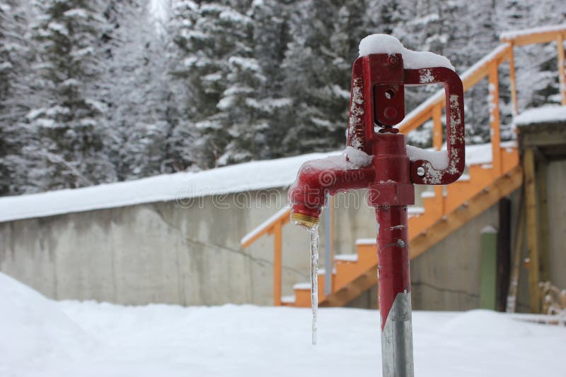 Frozen Hydrant stock image. Image of hydrant, risk, water - 10082397