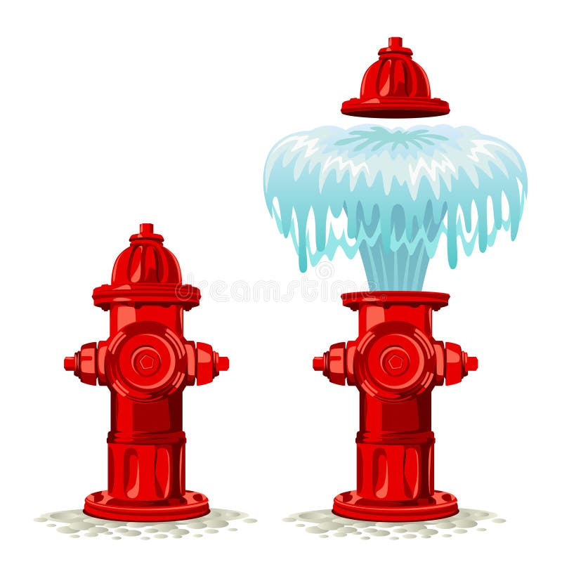 Broken Fire Hydrant Stock Illustrations – 40 Broken Fire Hydrant Stock ...