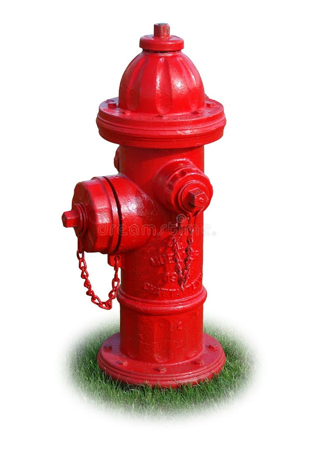 Hydrant isolated stock image. Image of fire, safety, burn - 2558447