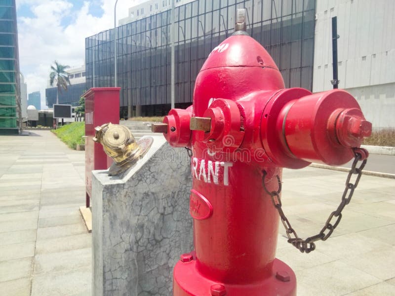 HYDRANT in the MODERN BUILDING Stock Image - Image of fire, protecting ...