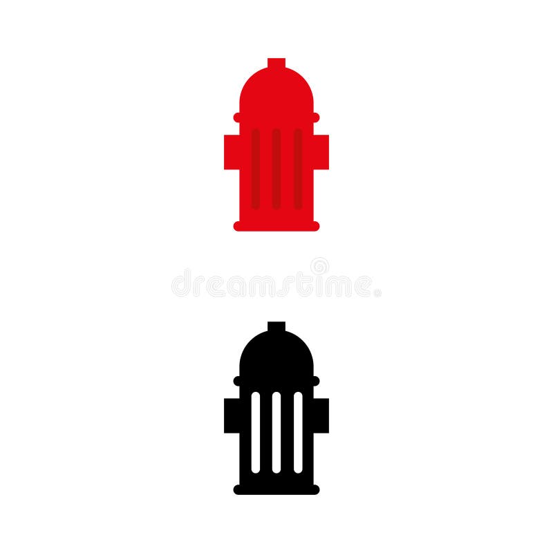 Hydrant stock vector. Illustration of graphic, simple - 274324844