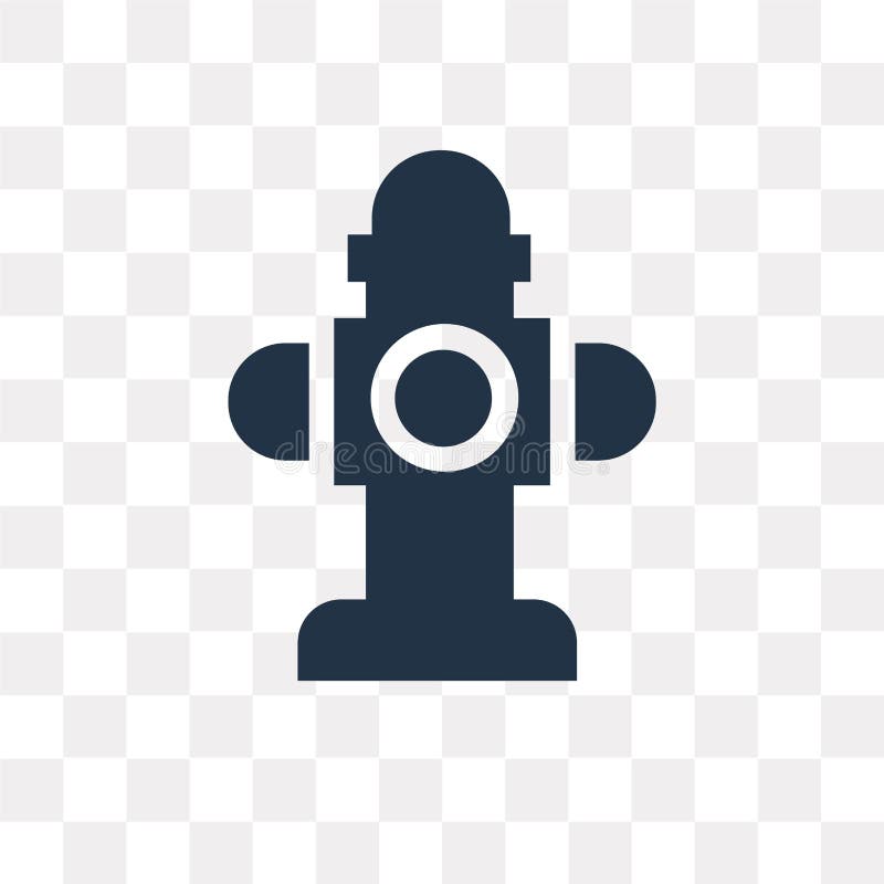 Hydrant Vector Icon Isolated on Transparent Background, Hydrant Stock ...
