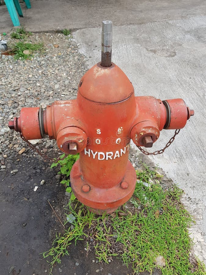 The Hydrant, Wherever Available, Should Be Orange. Stock Photo - Image ...