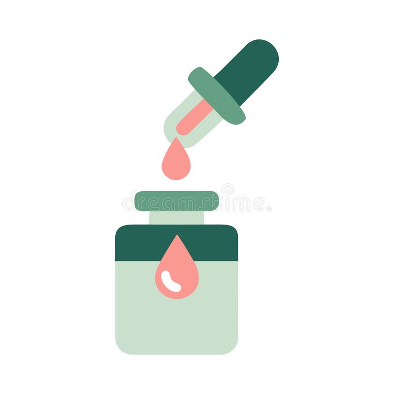 Hydrating Serum Dropper Illustration Stock Vector - Illustration of ...