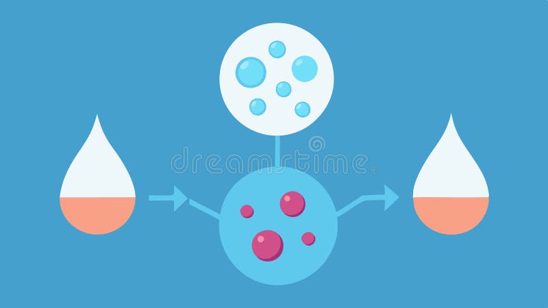 Hydration Boost a Visual Showing Water Molecules Interacting with ...