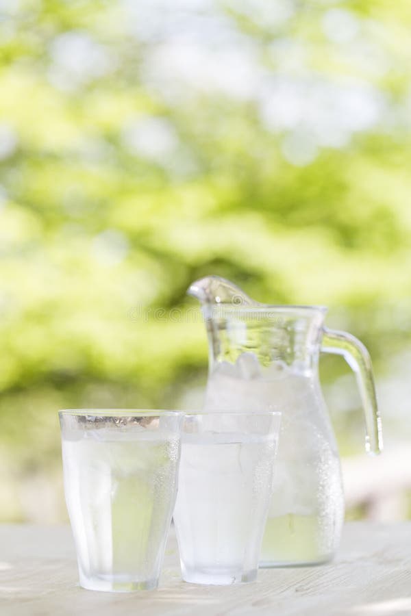 Hydration with Cold Water in a Cup Stock Photo - Image of exercise ...