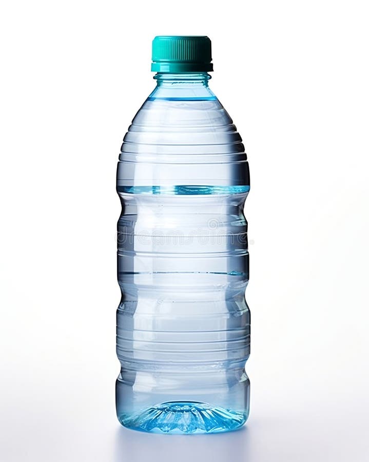 Hydration Essentials Clean and Crisp Water Plastic Bottle on White ...