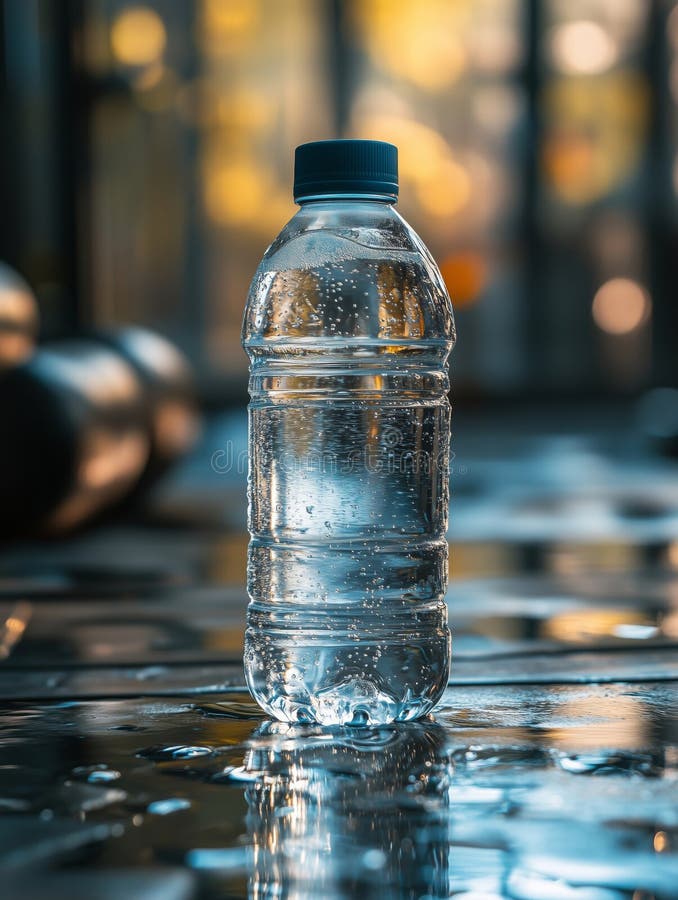 Hydration Gym Refreshing Protein Water Intense Workout Stock Photos ...