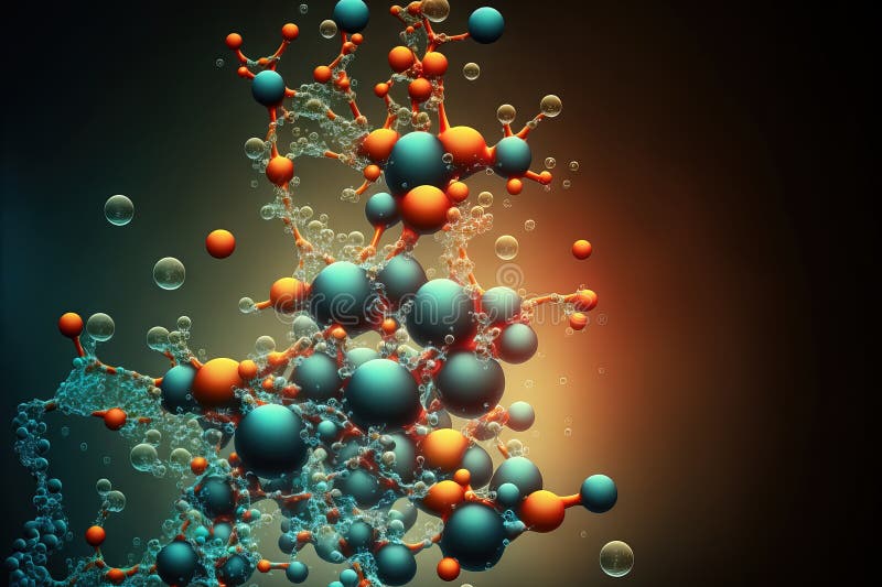 Hydration. NaCl Water Molecules Biology, Physics, and Chemistry Stock ...