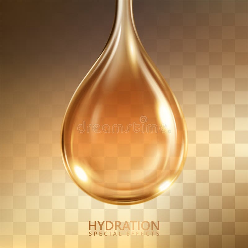 Hydration oil effect stock illustration. Illustration of design - 282912728
