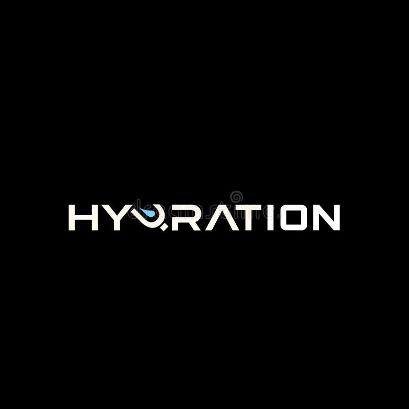 Hydration vector logo stock vector. Illustration of player - 141628351