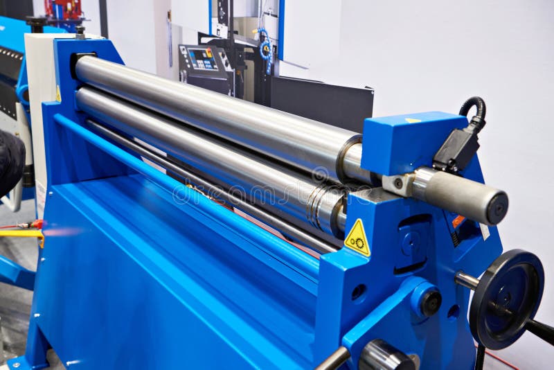 Hydraulic bending machine stock photo. Image of plate - 392016518