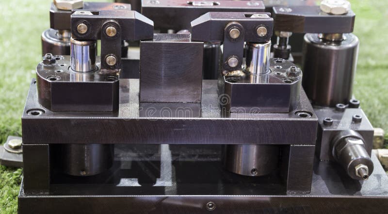 Hydraulic clamping jig stock photo. Image of control - 114900432