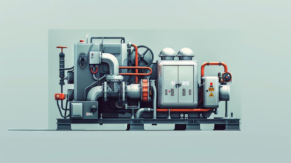 Mechanical Compressor Stock Illustrations – 1,684 Mechanical Compressor ...