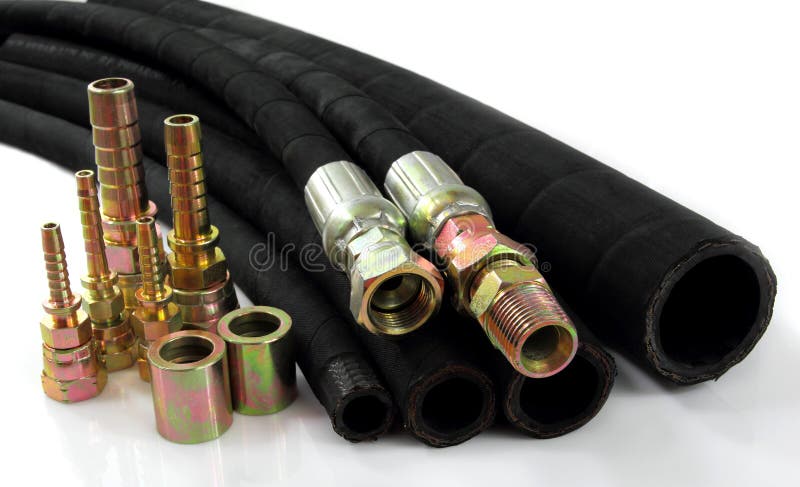 Hydraulic connection. stock photo. Image of ferrule, joint - 33991172