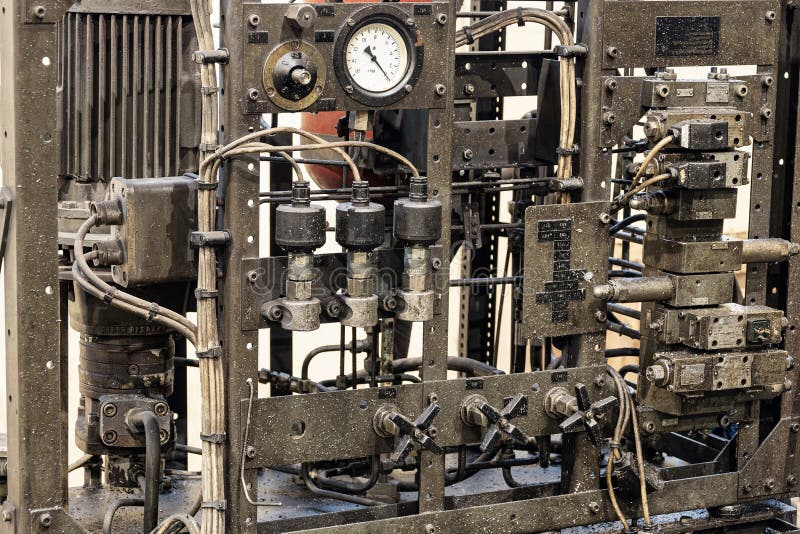 Hydraulic Control System of Cnc Machine Tool Stock Photo - Image of ...