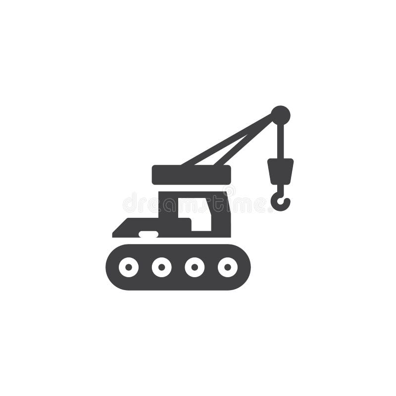 Crawler Crane Loader Stock Illustrations – 458 Crawler Crane Loader ...