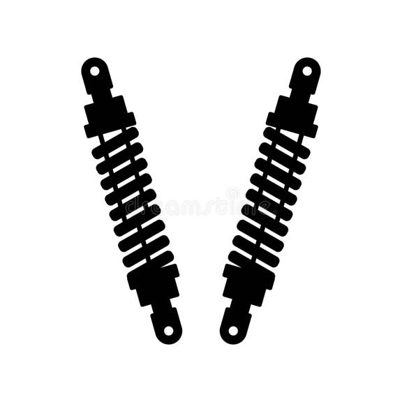 Hydraulic Damper Vector Design. Pneumatic Cylinder Logo Vector Stock ...