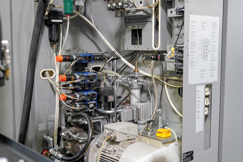 Hydraulic and Electronic Control System of CNC Metal Processing Center ...