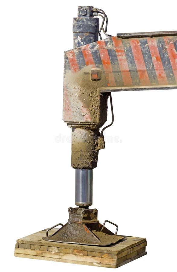 Hydraulics crane support stock photo. Image of crane - 145233962