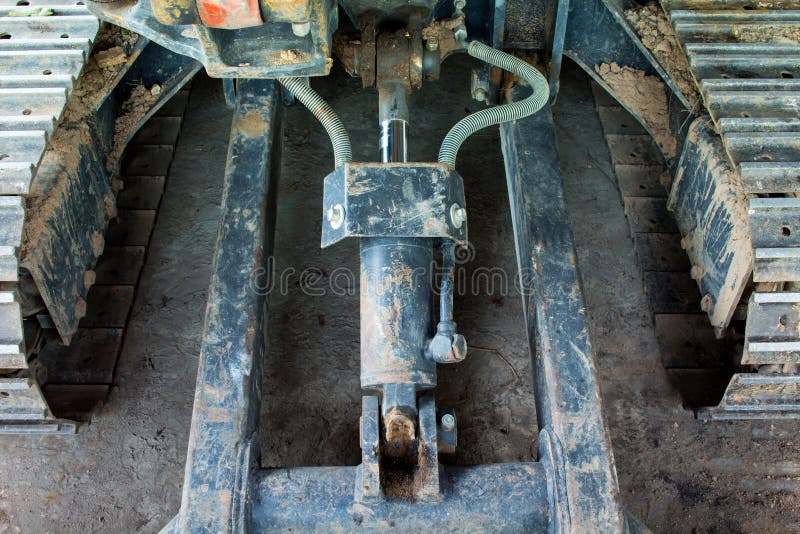 Front of excavator stock image. Image of mover, working - 22617207