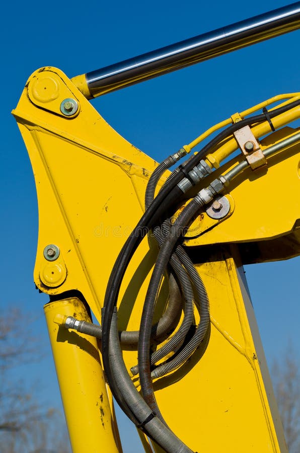 Hydraulic Hoses stock photo. Image of digger, mechanical - 22402800