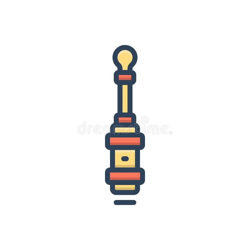 Color Illustration Icon for Hydraulic, Actuator and System Stock Vector ...