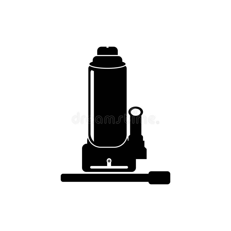 Hydraulic Jack Icon Vector Illustration Design Template Stock Vector ...