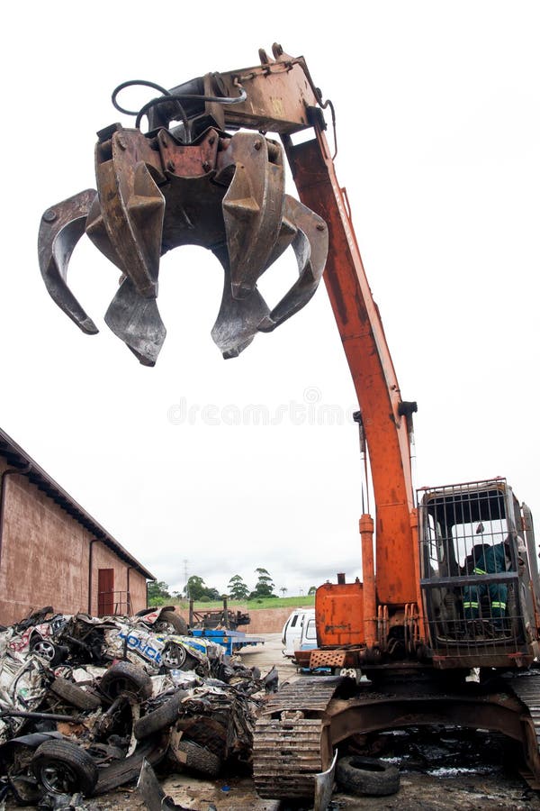 Hydraulic Machine Using for Lifting Heavy Objects Stock Image - Image ...