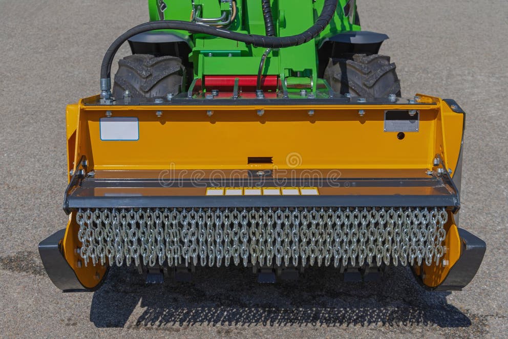 Hydraulic Mulcher Machine stock image. Image of europe - 287414671
