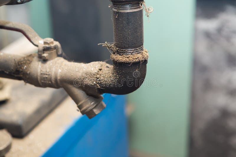 Hydraulic Pipes an Valves in Basement Stock Image - Image of ...