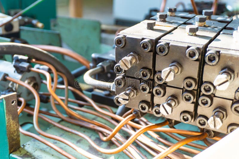 The Hydraulic System of the Metalworking Machine is Being Repaired ...