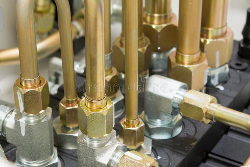 Hydraulic Tubes stock photo. Image of fuel, tube, pressure - 36363166