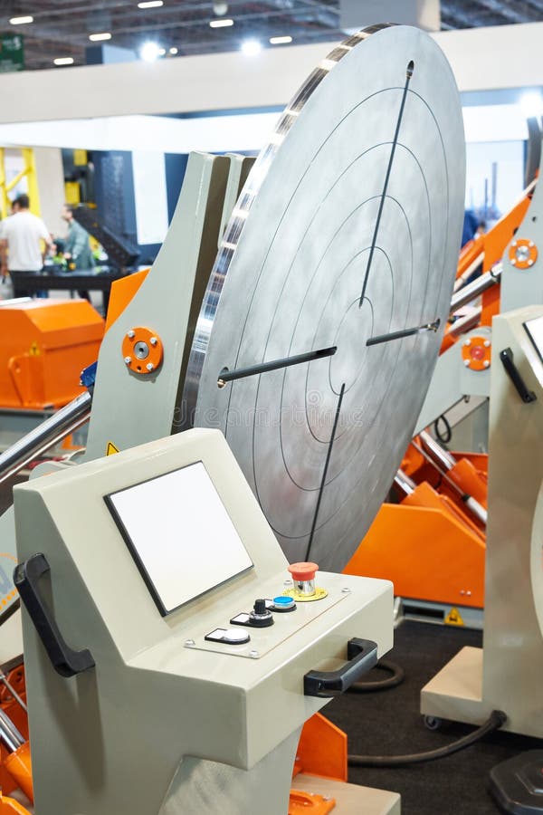 Hydraulic Weld Positioner Machines Stock Image - Image of panel ...