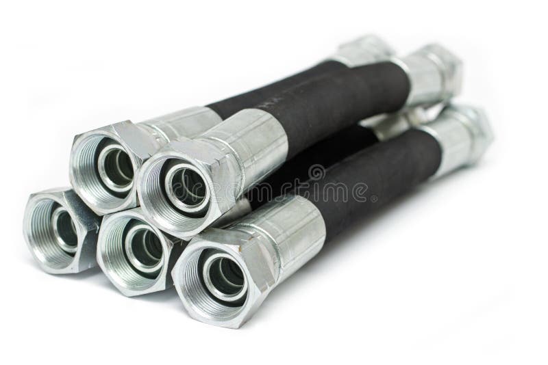 Hydrauliska slangar arkivfoto. Bild av industri, slang - 27397764
