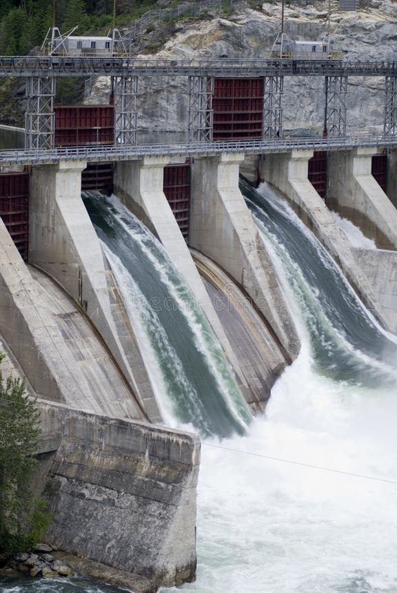 Hydro Electric Generator Dam Stock Image - Image of resources, electric ...