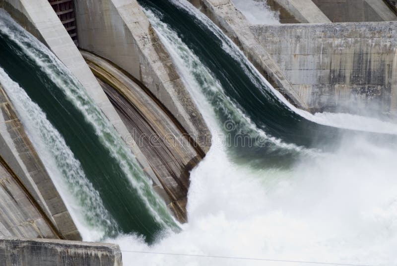 Hydro Electric Generator Dam Stock Image - Image of generator, water ...