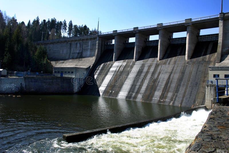 Hydro-electric plant stock photo. Image of barrier, building - 4788000