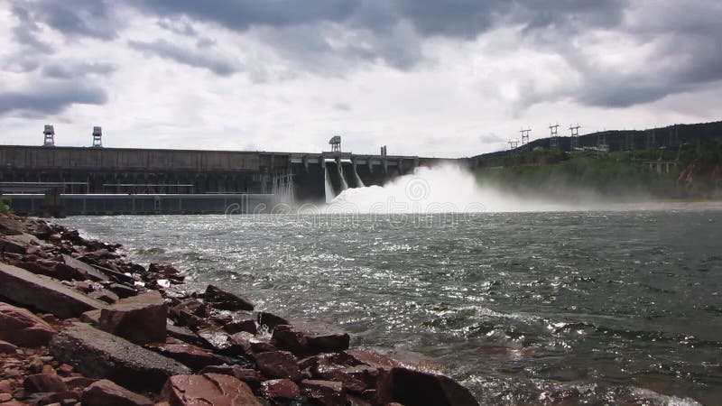 Hydro Electric Power Generating Station Stock Footage - Video of ...