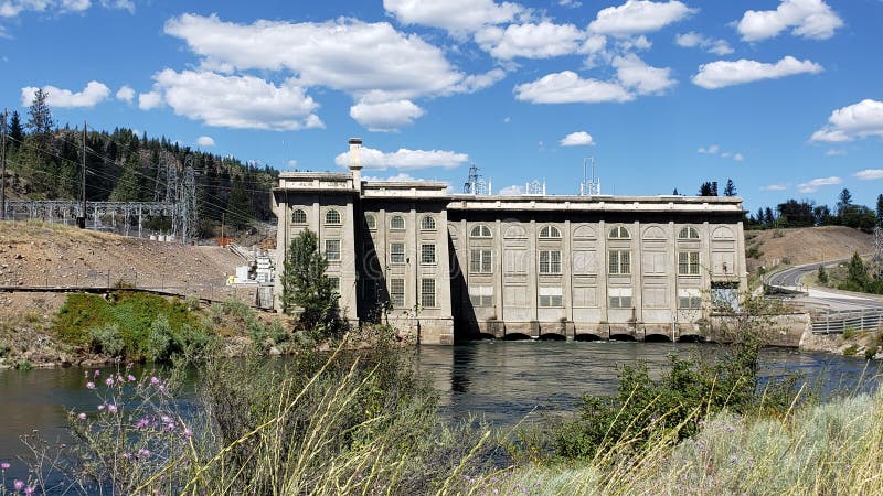 Hydro Electric Power Near Spokane Washington Editorial Stock Photo ...