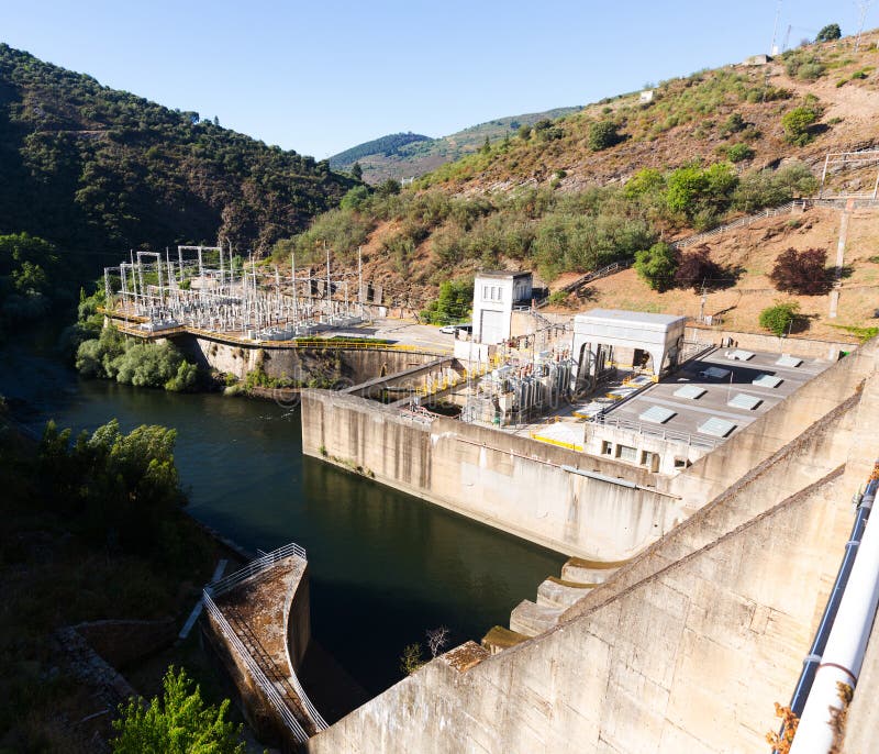 Hydro-electric Power Station Stock Image - Image of electricity, peites ...