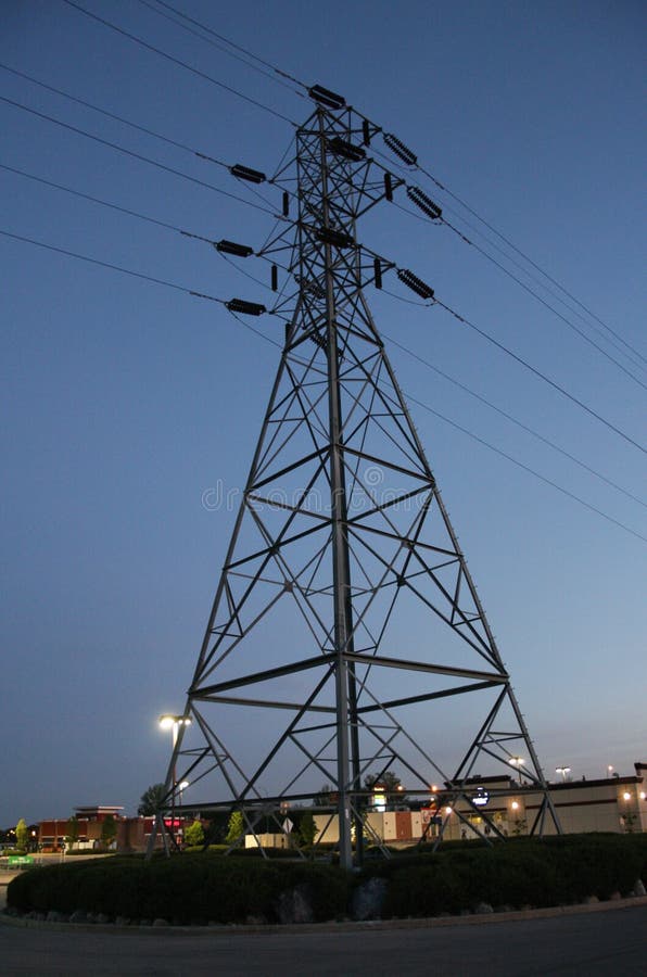 Hydro Electric Tower stock image. Image of rise, line - 42251795